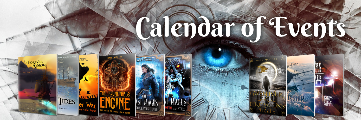 Events – Mark Piggott | Fantasy & Steampunk Author